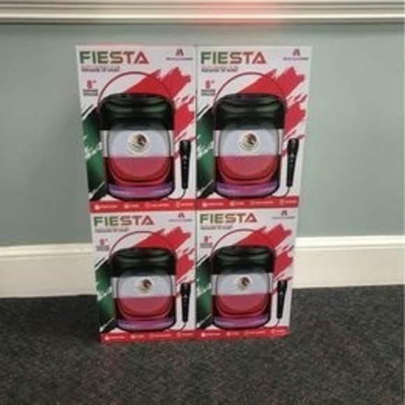 Portable Audio & Video | Mexico Flag Fiesta Karaoke Party Speaker 8 ...